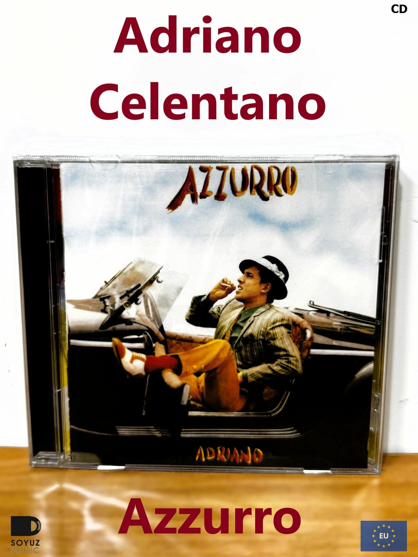 Adriano Celentano. Azzurro / Una Carezza In Un Pugno (CD Jewel Case/ Компакт-диск)
