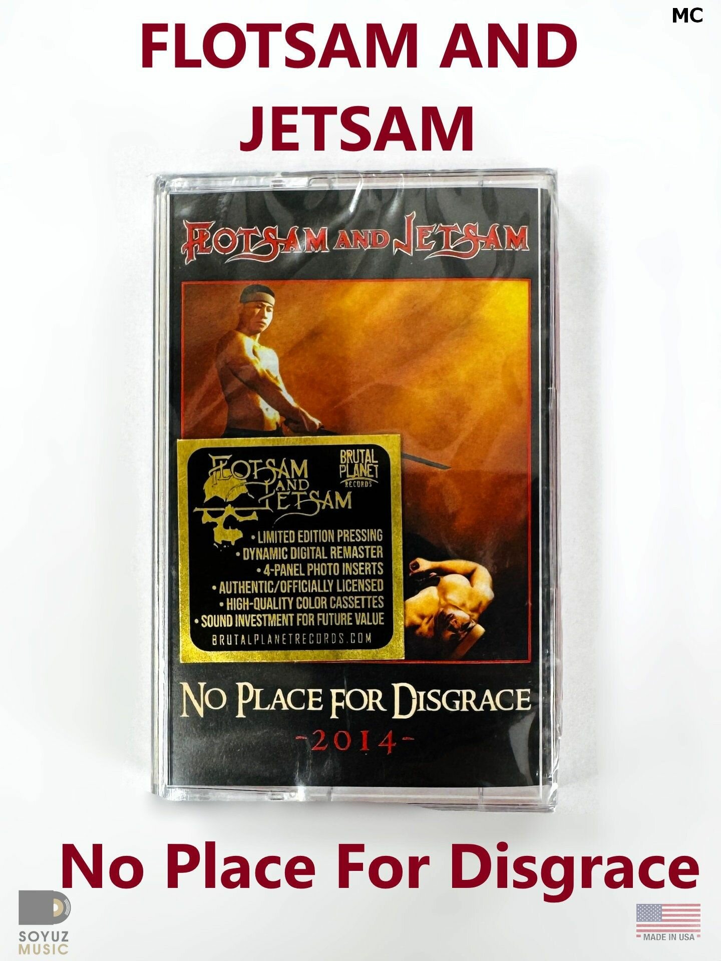 FLOTSAM AND JETSAM. No Place for Disgrace (MC/Аудиокассета/Импорт USA)