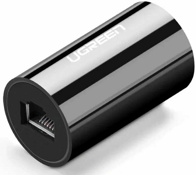 Переходник UGREEN NW116-30837; Сетевой RJ45 (F) to RJ45 (F); для кабелей 1000 Мбит/с