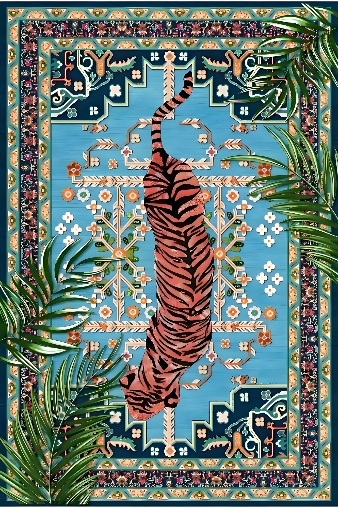 PОCKОшHЫЙ MЯгкИй Kовер и3Искусственного Kашемира100x150 CM-Cтильный PисуHоKTигpa, HевероЯтно Пушистый!
