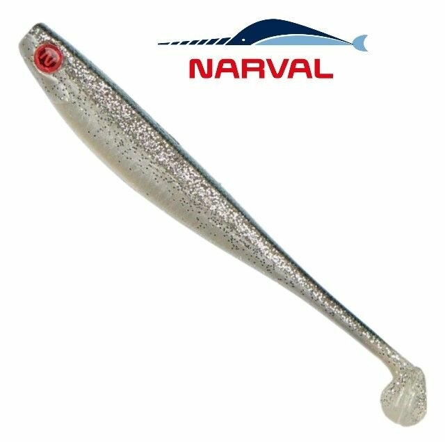 Приманка силиконовая Narval Fishing Skinny 10cm цв. #012-John Snow / Виброхвост Нарвал на судака, щуку, окуня