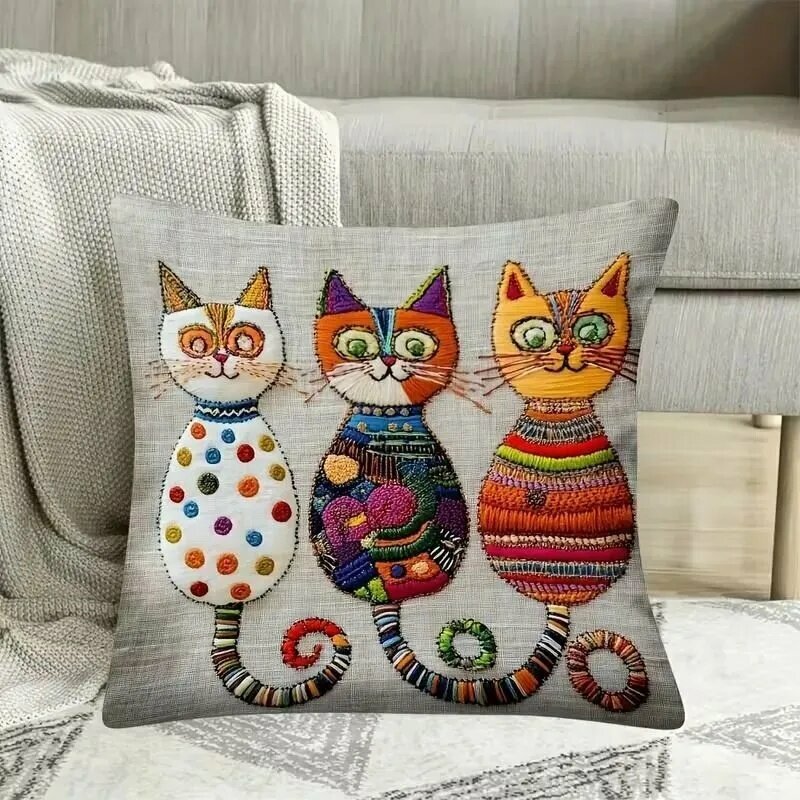 Наволочка, Лён, 45x45 см 1шт