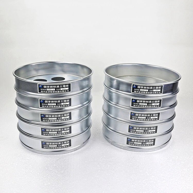Лабораторное сито DXY 304, 30 см, сетка 12-200, 6 mesh(3.2mm)