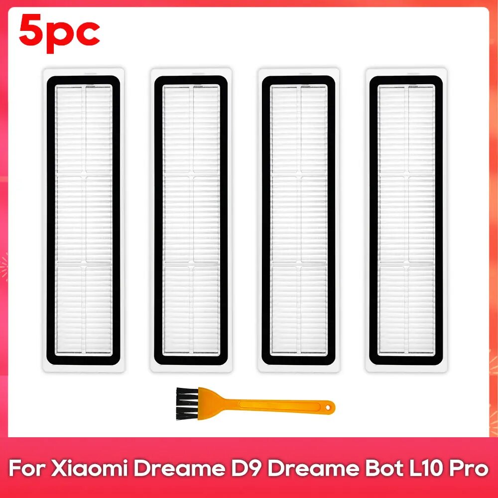 5шт Щетки для Dreame D9/L10 Pro, Цвет: Set J