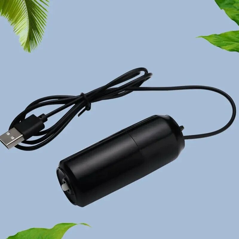 Мини-компрессор для аквариума USB, Black — фото 1