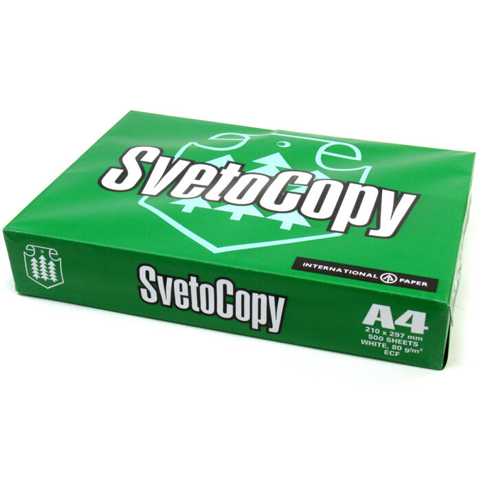 Бумага A4 80 г/м, 90 %, 104 мкм, 146% CIE SvetoCopy Classic