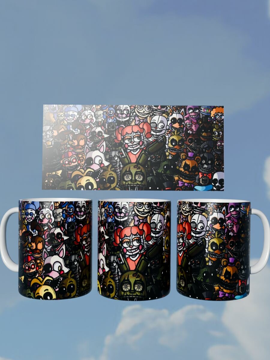 Кружка Five Nights at Freddy s FNAF фнаф Пять ночей у Фредди