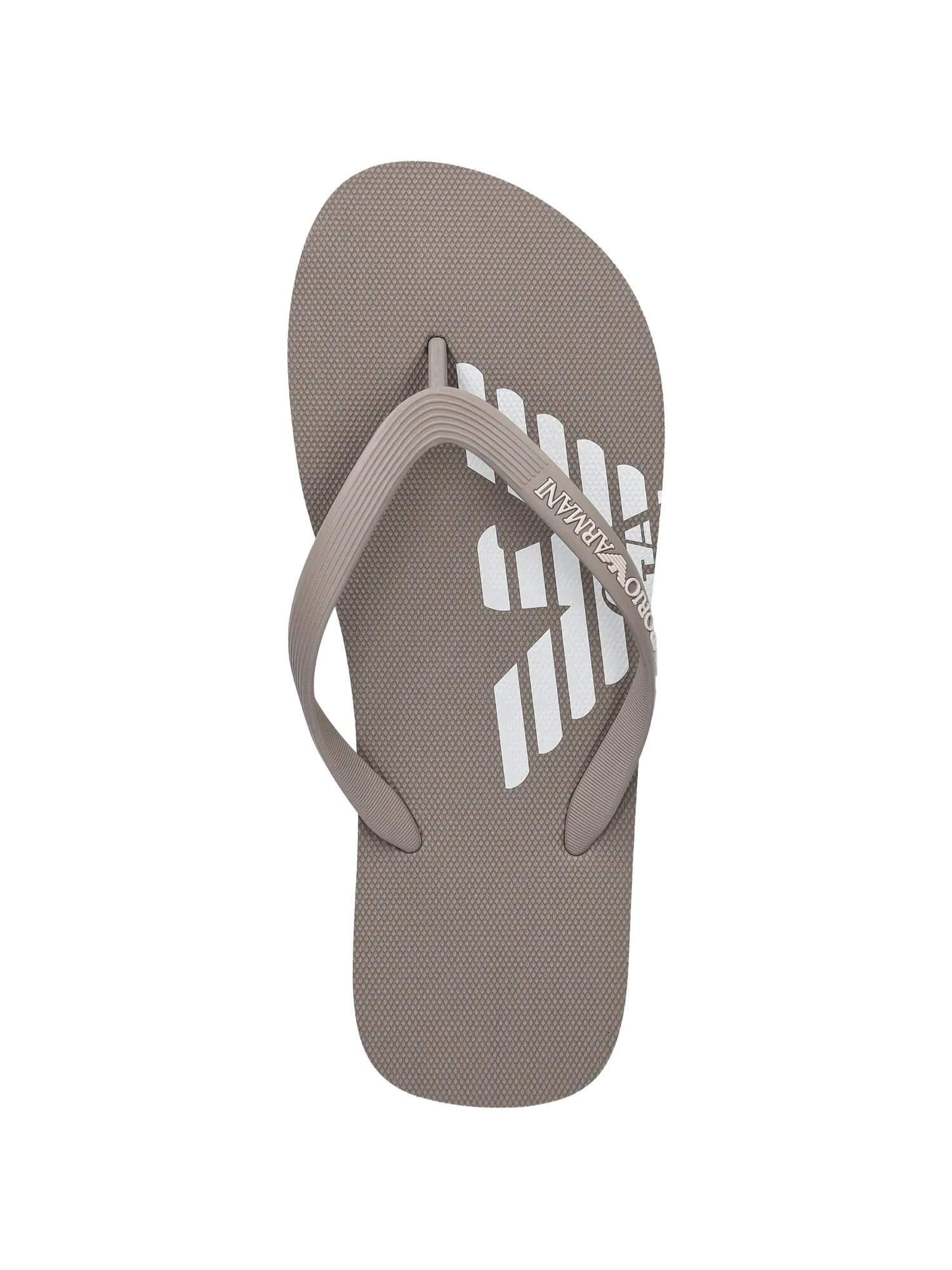 Шлёпанцы Armani Exchange Logo-print flip-flops, размер 37, серый — фото 1