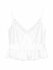 Топ Parlor Lace-trim top, размер 38, white