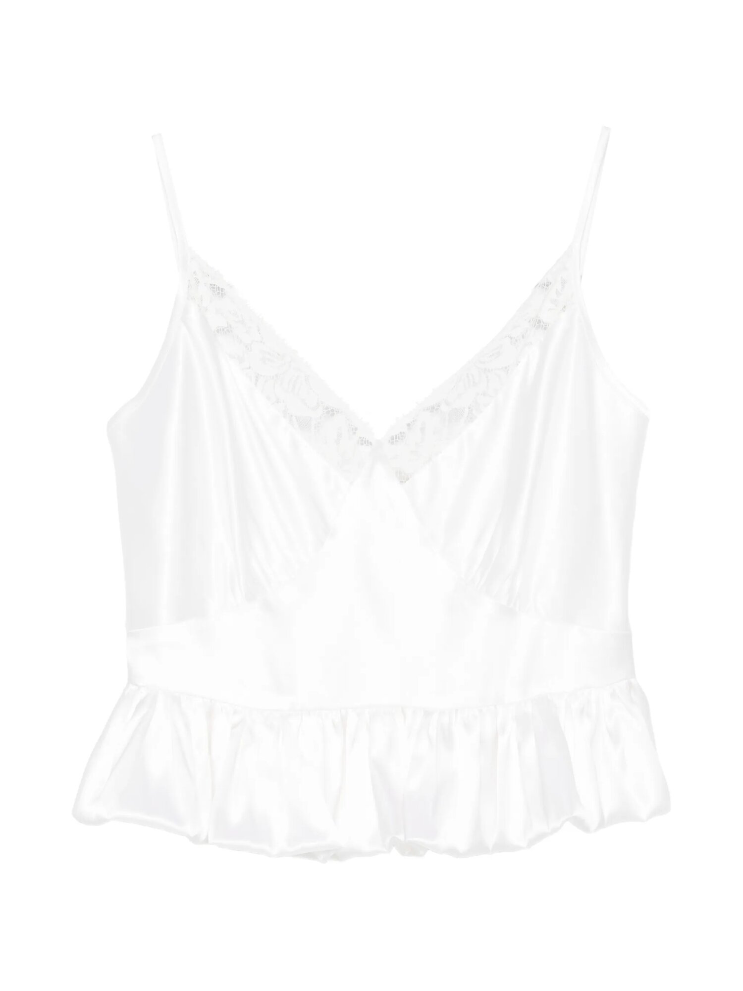 Топ Lace-trim top