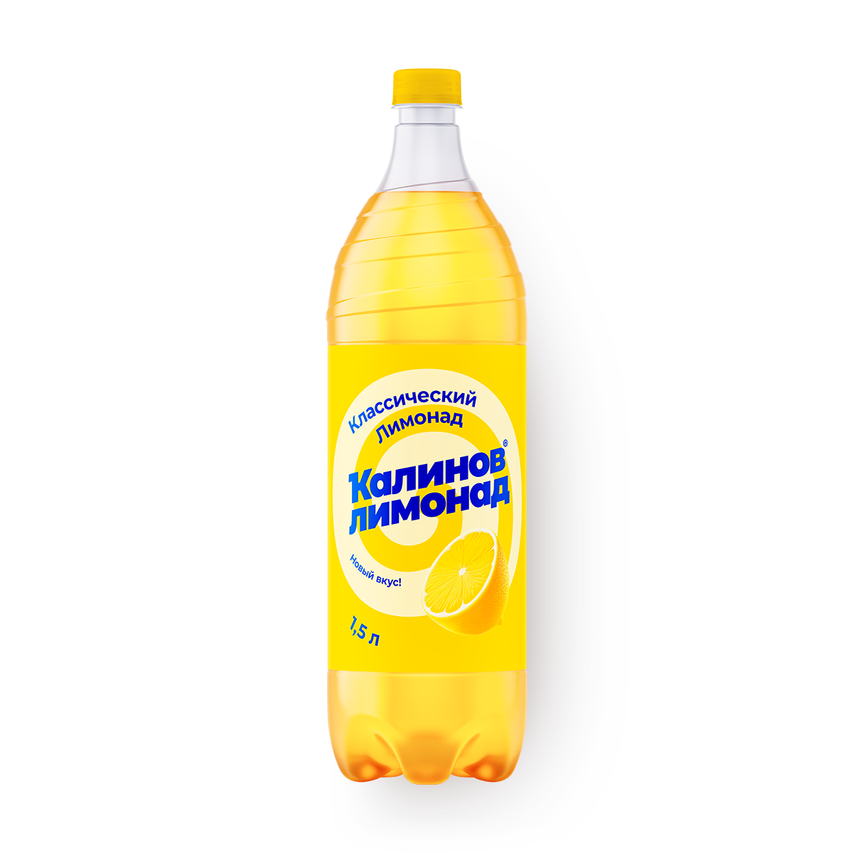 Лимонад "Калиновъ Лимонадъ", классический, газированный, 1.5 л