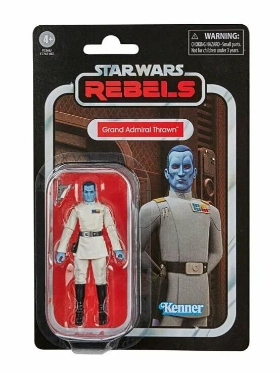 Hasbro Ретро-серия "Звездные войны" Адмирал Траун (Повстанцы из Звездных войн) Изысканная кукла 3,75 дюйма
