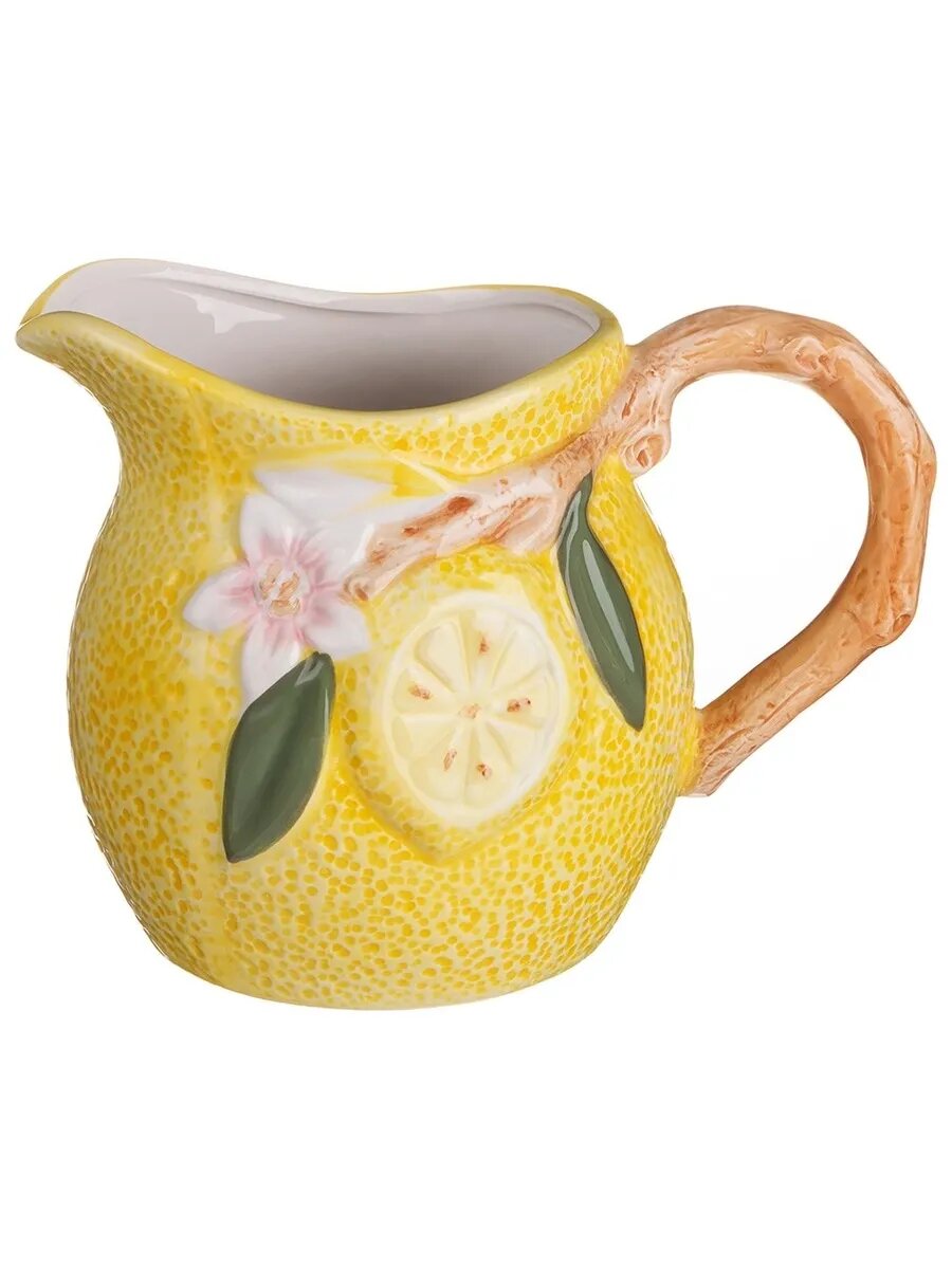 Кувшин керамический Lefard Lemon Tree для напитков 1л