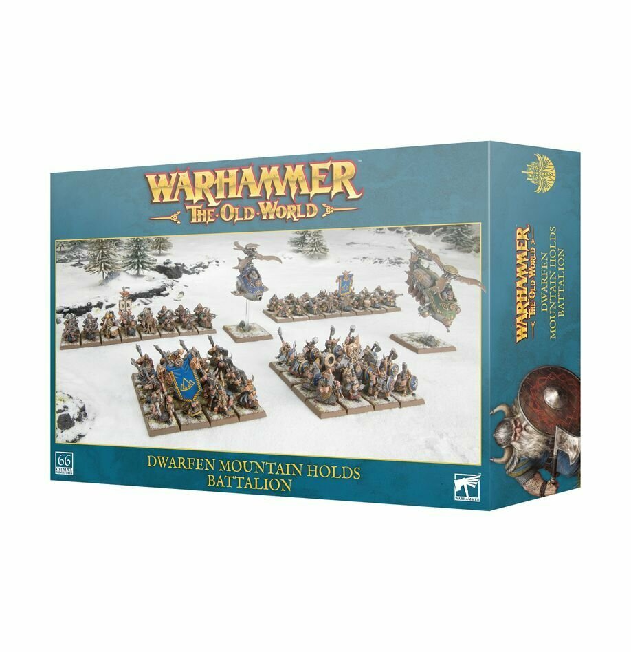 Набор фигурок для моделирования Warhammer the Old World - Dwarfen Mountain Holds: Battalion