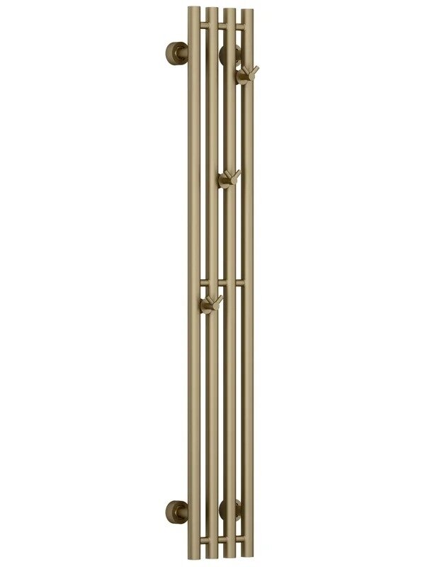 Полотенцесушитель водяной Сунержа Кантата Pro 32-0446-1215 120x20 см, золотой шелк, I-образный