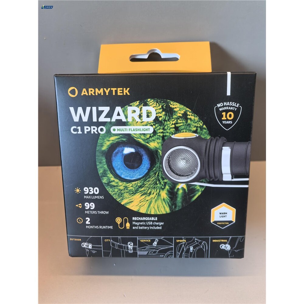 Фонарь Armytek Wizard C1 Pro Magnet USB Белый