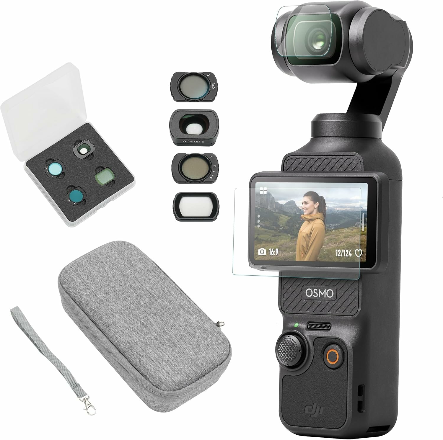 Камера для видеоблога DJI OsmoPocket 3 Creator, с 3-осевой стабилизацией, 4K
