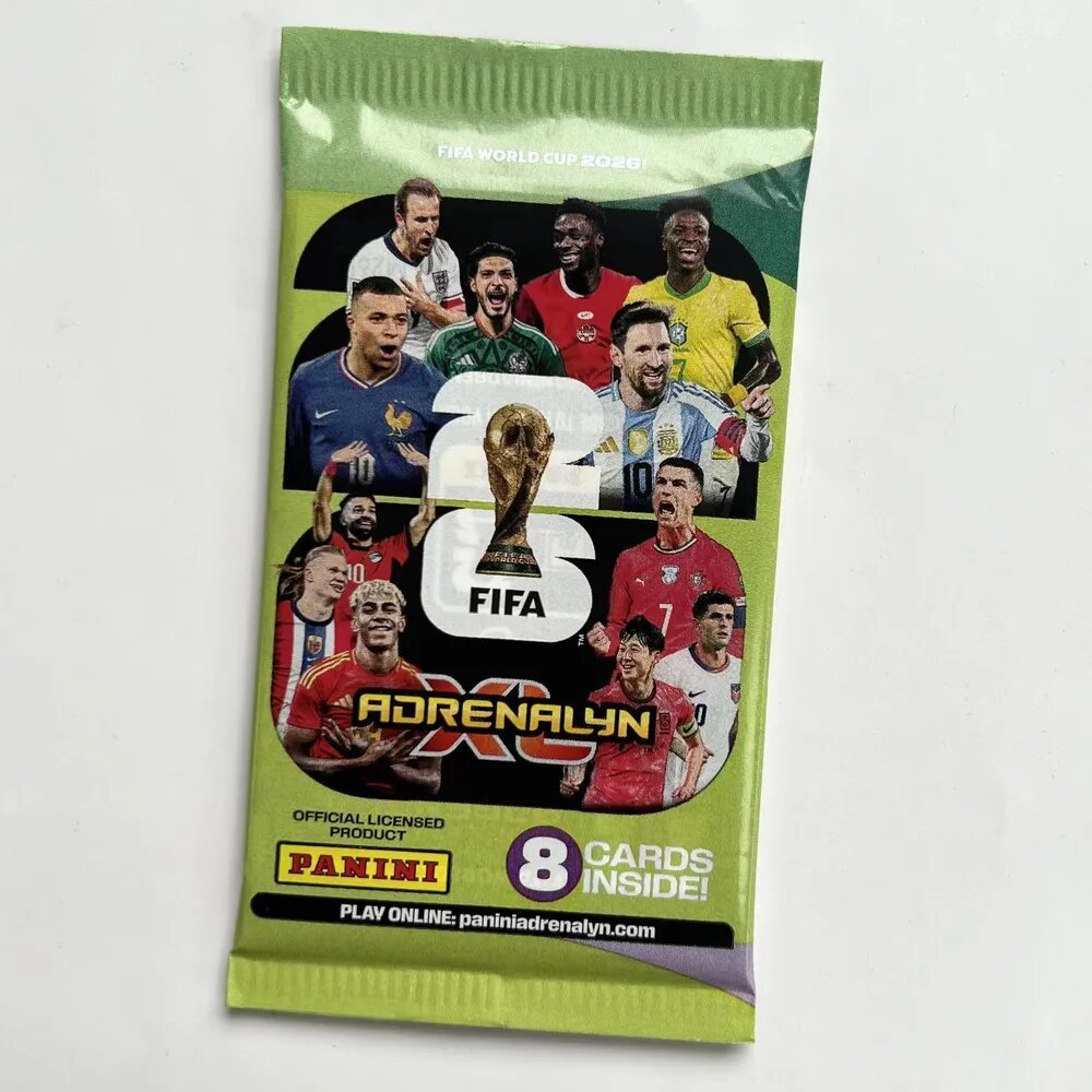 Карточки Панини AXL World Cup 2026 (США/Канада/Мексика) 8 карточек в стике. Футбольные карты.