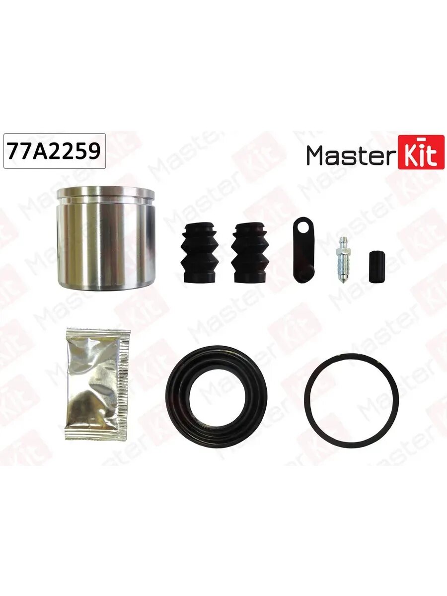 Ремкомплект суппорта Peugeot 206 + поршень Master Kit
