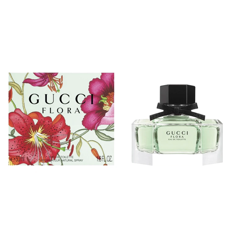 Женская туалетная вода Gucci Flora 50 мл / Гуччи Флора зеленые парфюм с цветами