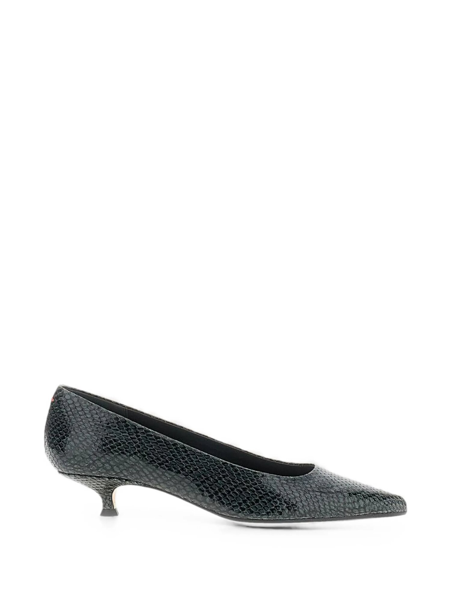 Туфли Snake-print ultra-pointed pumps 