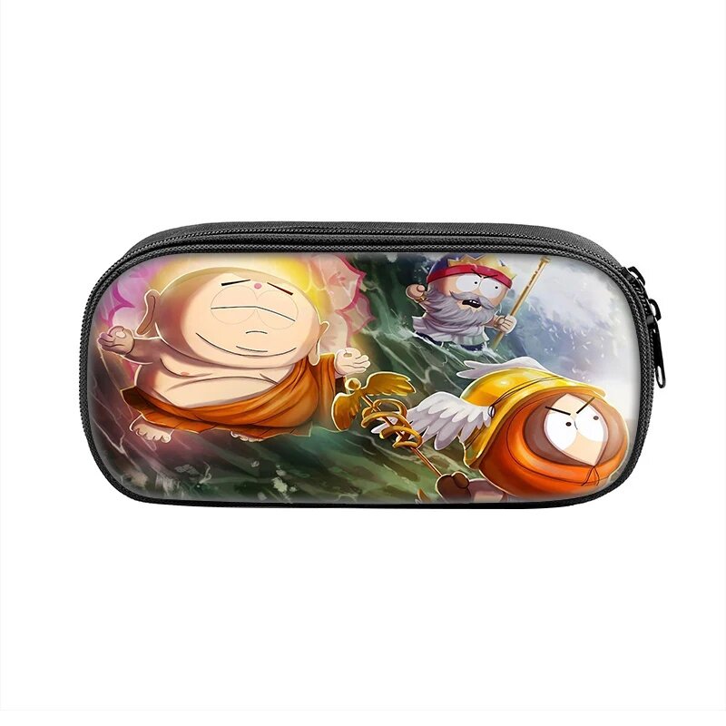 Чехлы для South Park, забавные мультяшные аниме-коробки для ручек, сумка для студентов, большая вместимость, школьные принадлежности, пеналы на молнии
