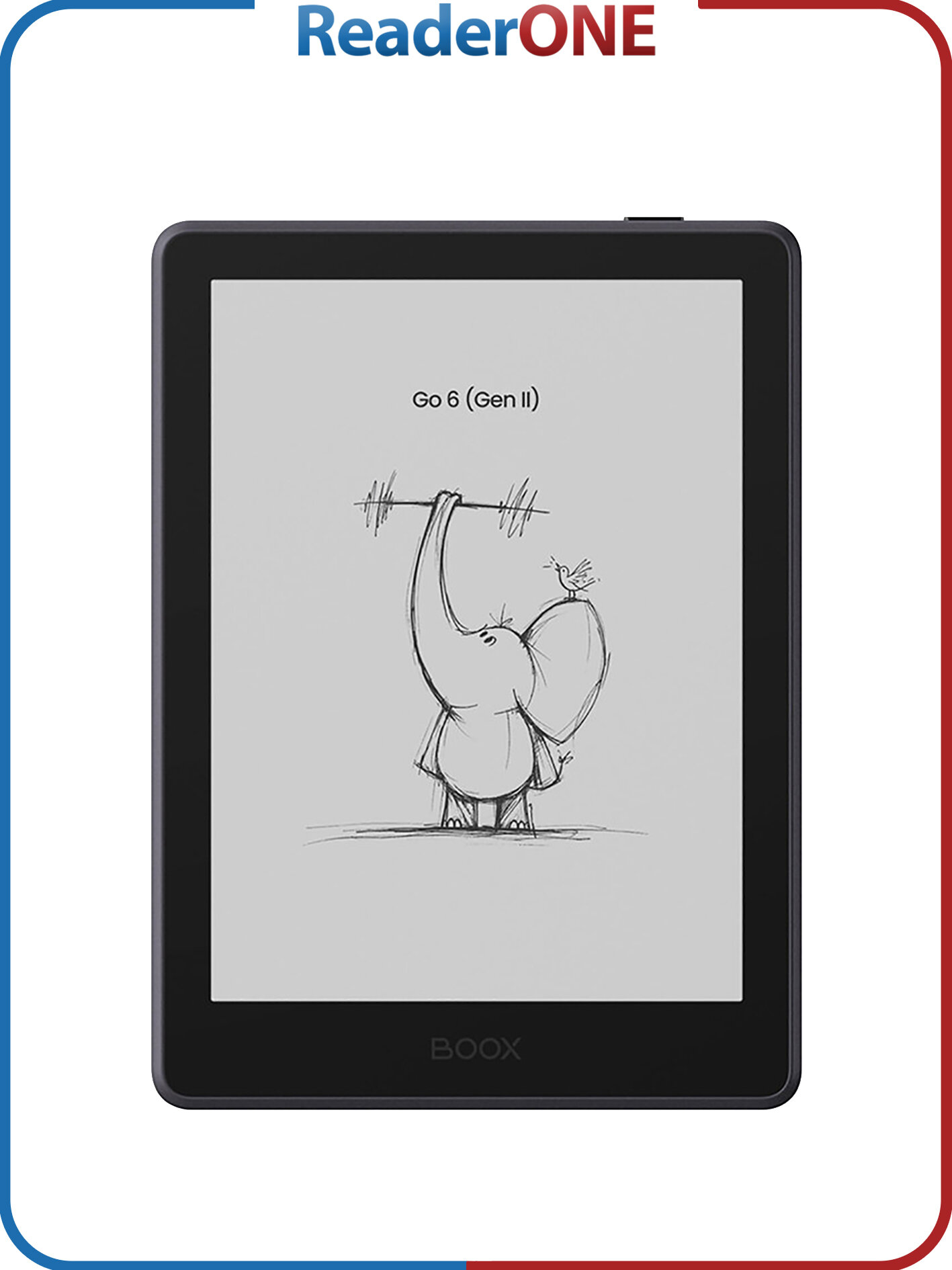 Электронная книга ONYX BOOX BOOX Go 6 (Gen II), 32 ГБ, 6", E-ink Carta Plus (Carta 1300), черный