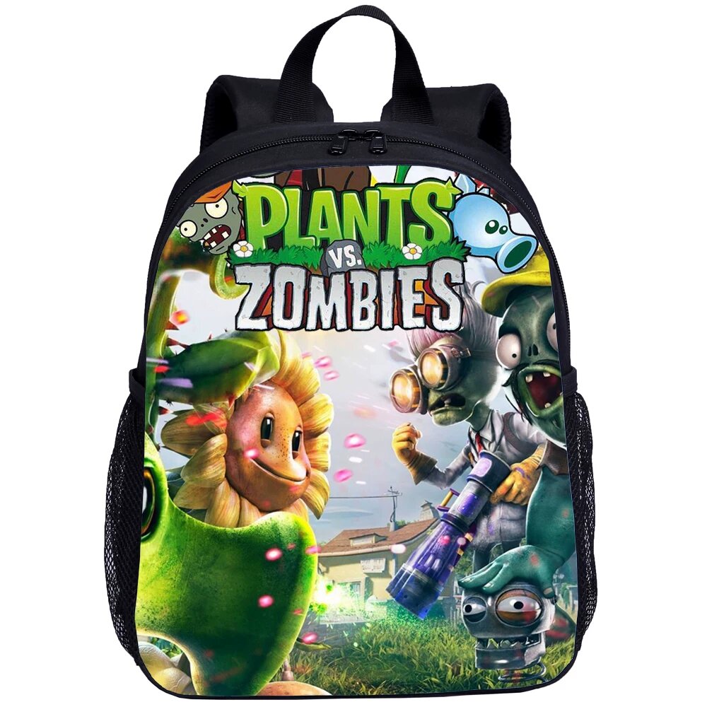 Рюкзак Plants vs Zombies 13 дюймов для детского сада школьный рюкзак для мальчиков #08