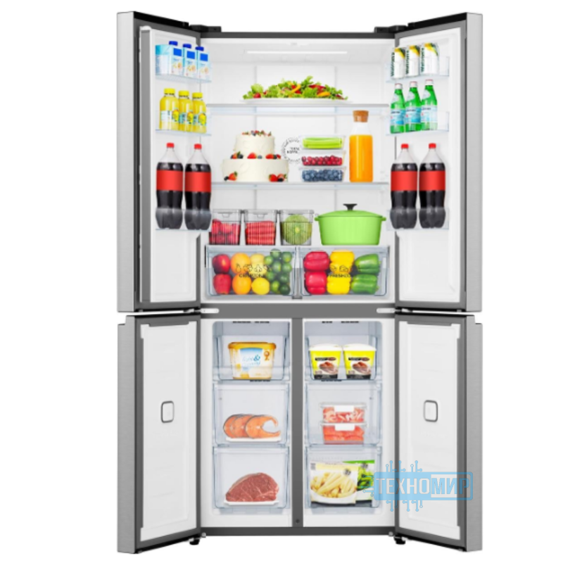 Холодильник Gorenje NRM819E61X, нержавейка