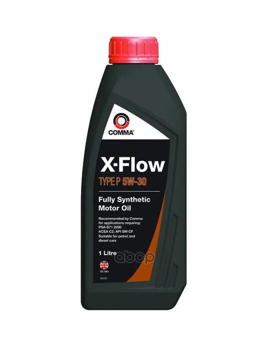 COMMA Comma 5W30 X-Flow Type P (1L)_ Моторное! Синт Acea C2,