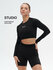 Лонгслив спортивный RANK Studio Long sleeve, размер M, , черный