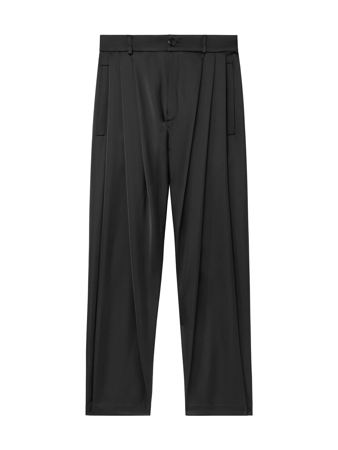 Брюки Атласные черные