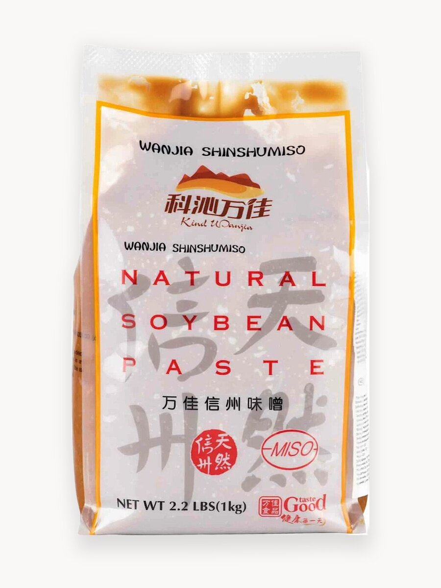 Китайская Натуральная Соевая Паста мисо, Темная, 1кг
