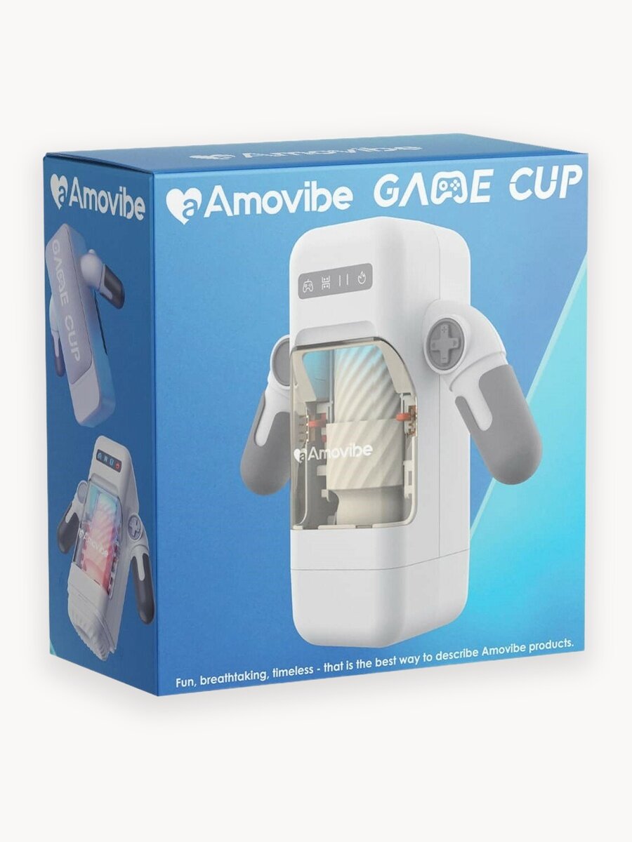 Инновационный робот-мастурбатор Game Cup (белый)