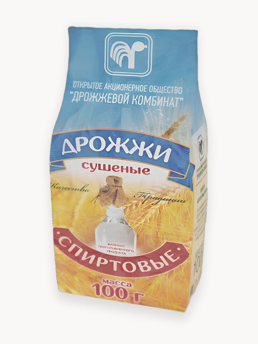 Дрожжи Белорусские "Спиртовые" сушеные 100г, 5 упаковок