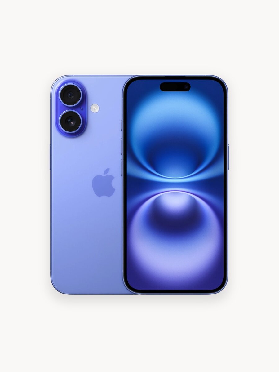 Смартфон Apple iPhone 16 , 6.1", 256 Гб, NFC, Ultra Marine , без Rustore