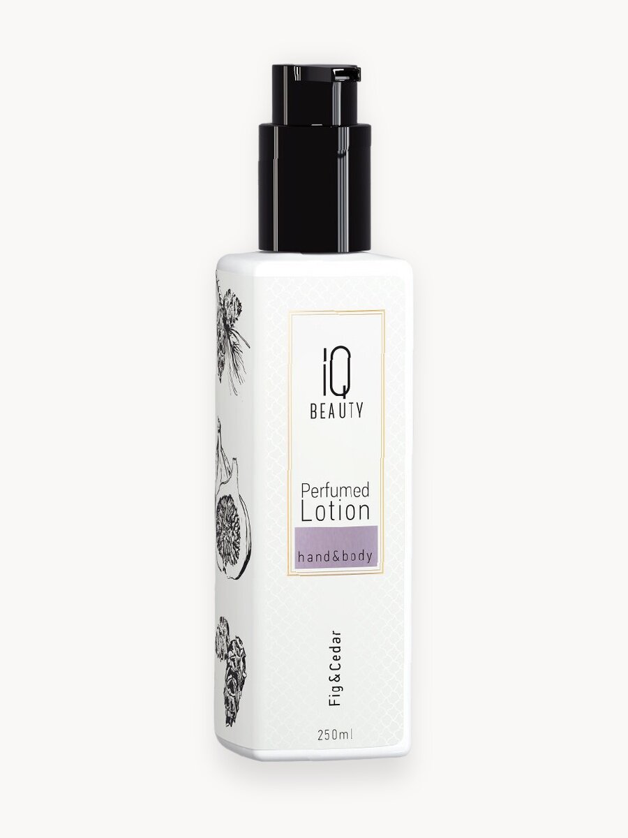 Парфюмированный лосьон для рук и тела IQ Beauty "Инжир и кедр", 250мл