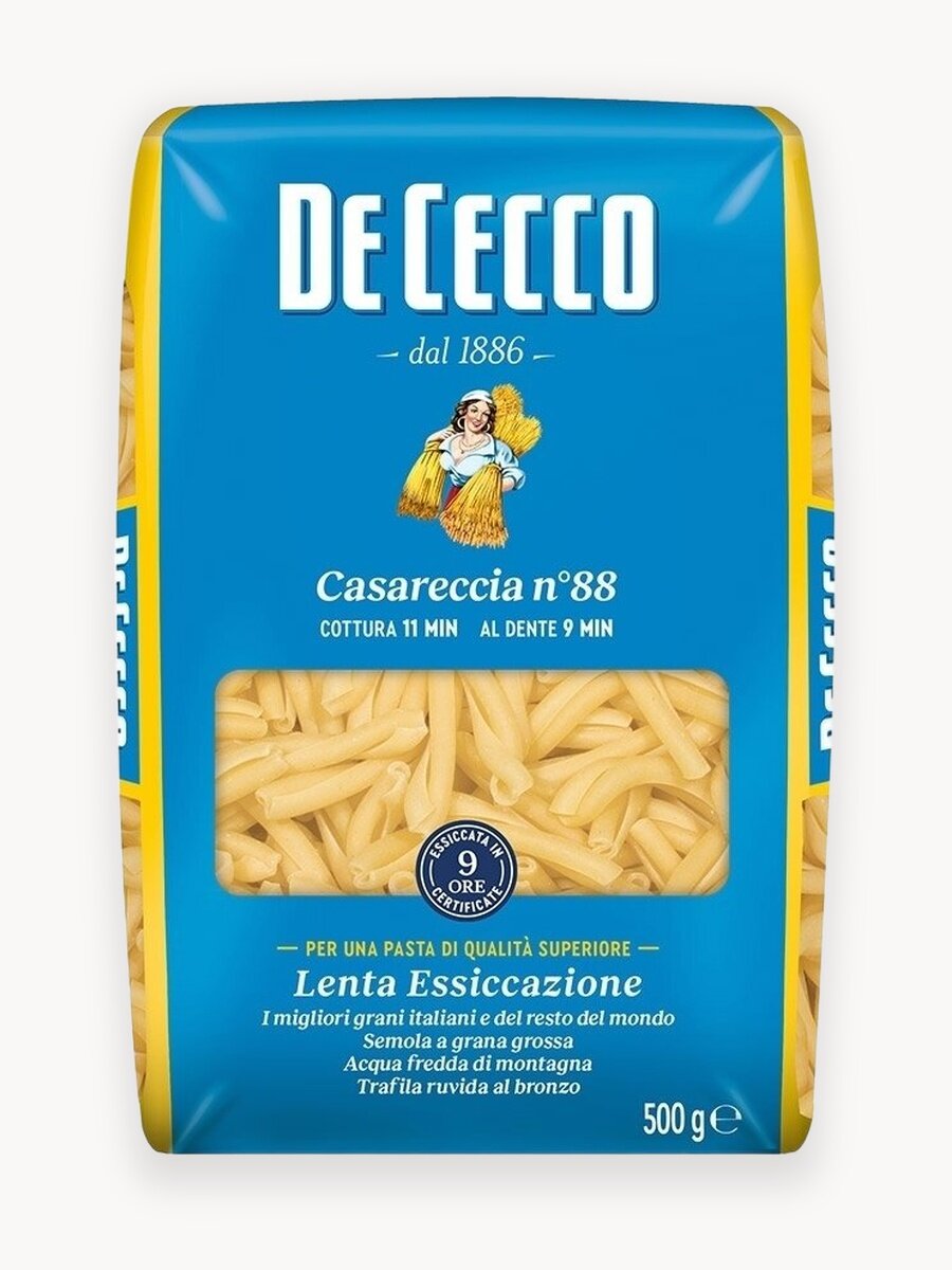 Макаронные изделия из твердых сортов пшеницы казаречча №88, 500 г.