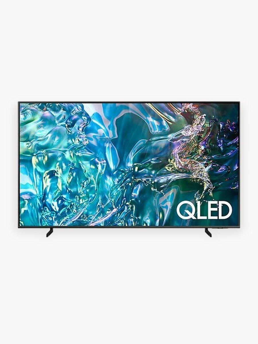 QLED телевизор Samsung QE75Q60DAUX диагональ 75″ 4K UHD, черный