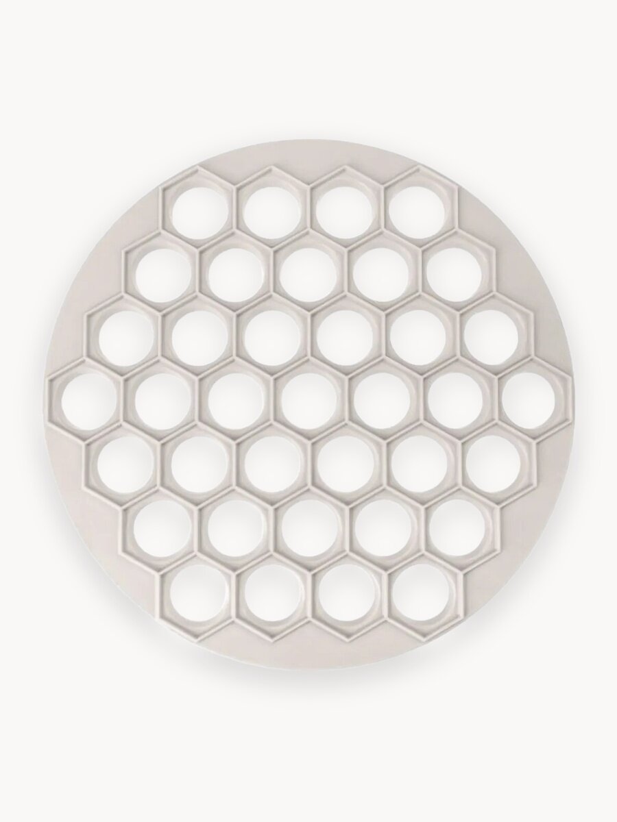 Пельменница 37 ячеек, d-24,5см, светло-бежевый, удобство и качество