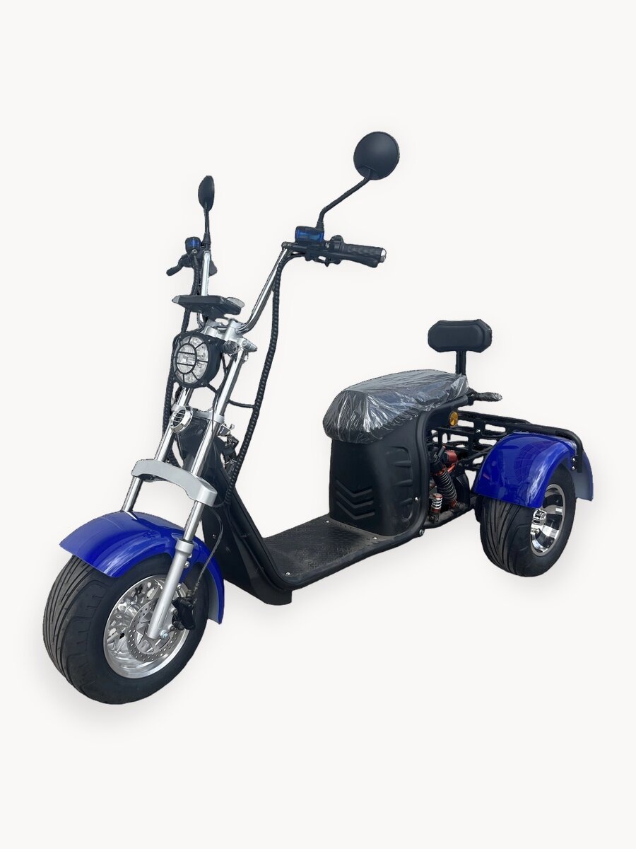 Электроскутер трицикл Maikaolin R11 2000W 60V/21Ah, R10 колеса