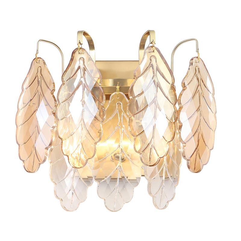 Бра Crystal Lux TREVI AP2 BRASS — фото 1