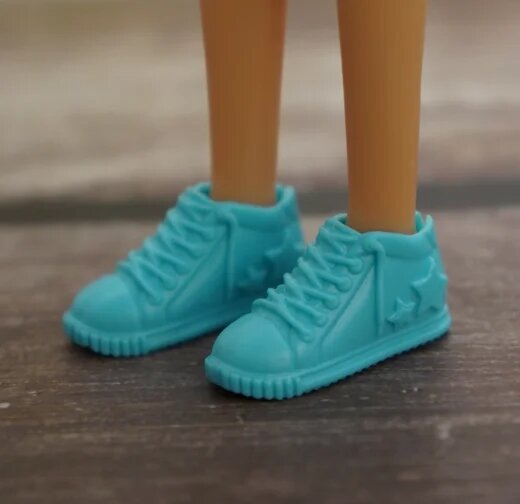 Сандалии для кукол Barbie 1/6 зелёные, красные, фиолетовые, чёрные, белые NO.2