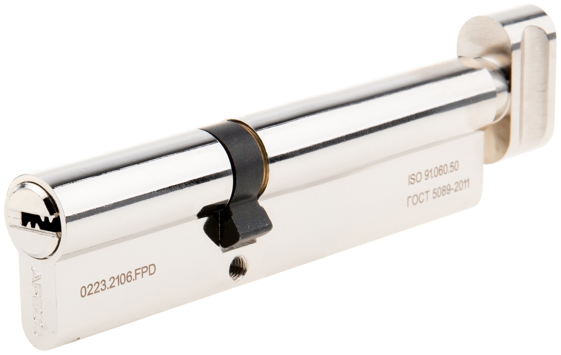 Цилиндровые механизмы Apecs Pro LM-120(50/70C)-C-NI 120 мм, ключ/вертушка, цвет никель