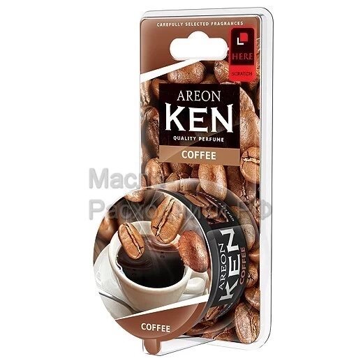 Автохимия AREON Ароматизатор для автомобиля AREON "KEN BLISTER" COFFEE (кофе) AKB09
