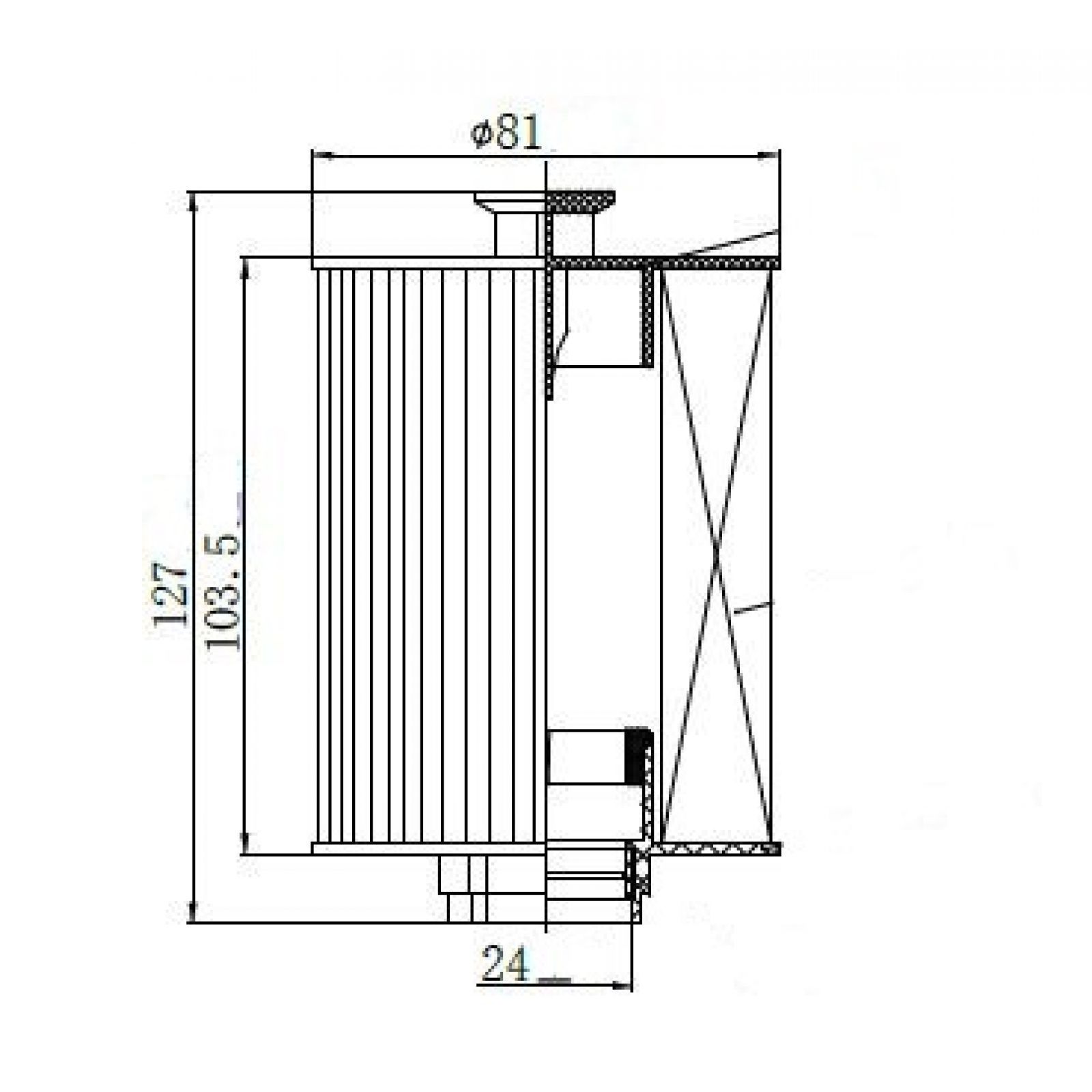 Топливный фильтр, для ГАЗ Газель Некст 2013- oem 3964061, 3968105 арт LFF03302D
