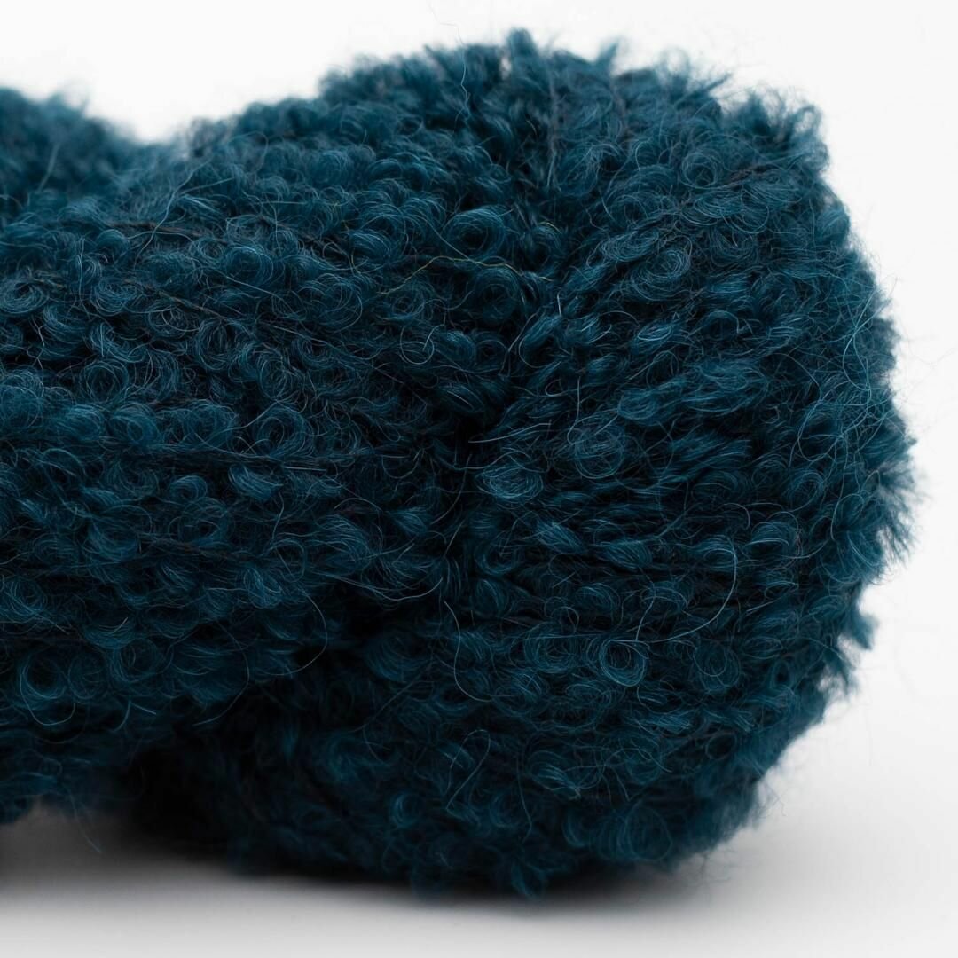Пряжа для вязания Kremke Alpaka Boucle (8316 Атлантический океан) 1 моток 50 г/250 м