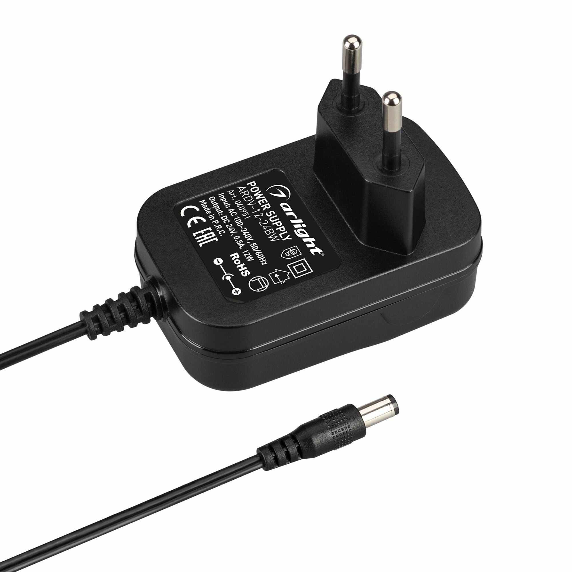 Блок питания ARDV-12-24BW (24V, 0.5A, 12W)