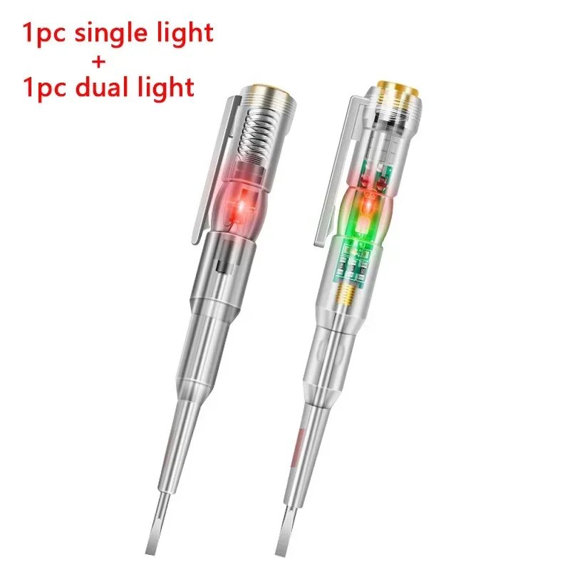 Индукционный тестер напряжения AC24-250V, single и dual light