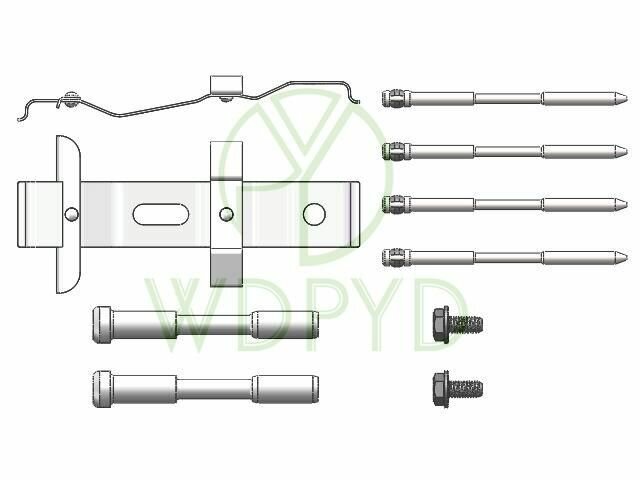 Комплект монтажных пластин и направляющих суппорта 13685К